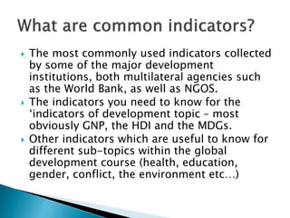 1.1.indicators of development | PPTX | Debated Sensitive Social Issues ...