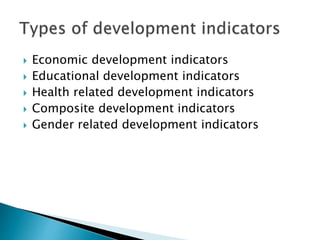1.1.indicators of development | PPTX | Debated Sensitive Social Issues ...