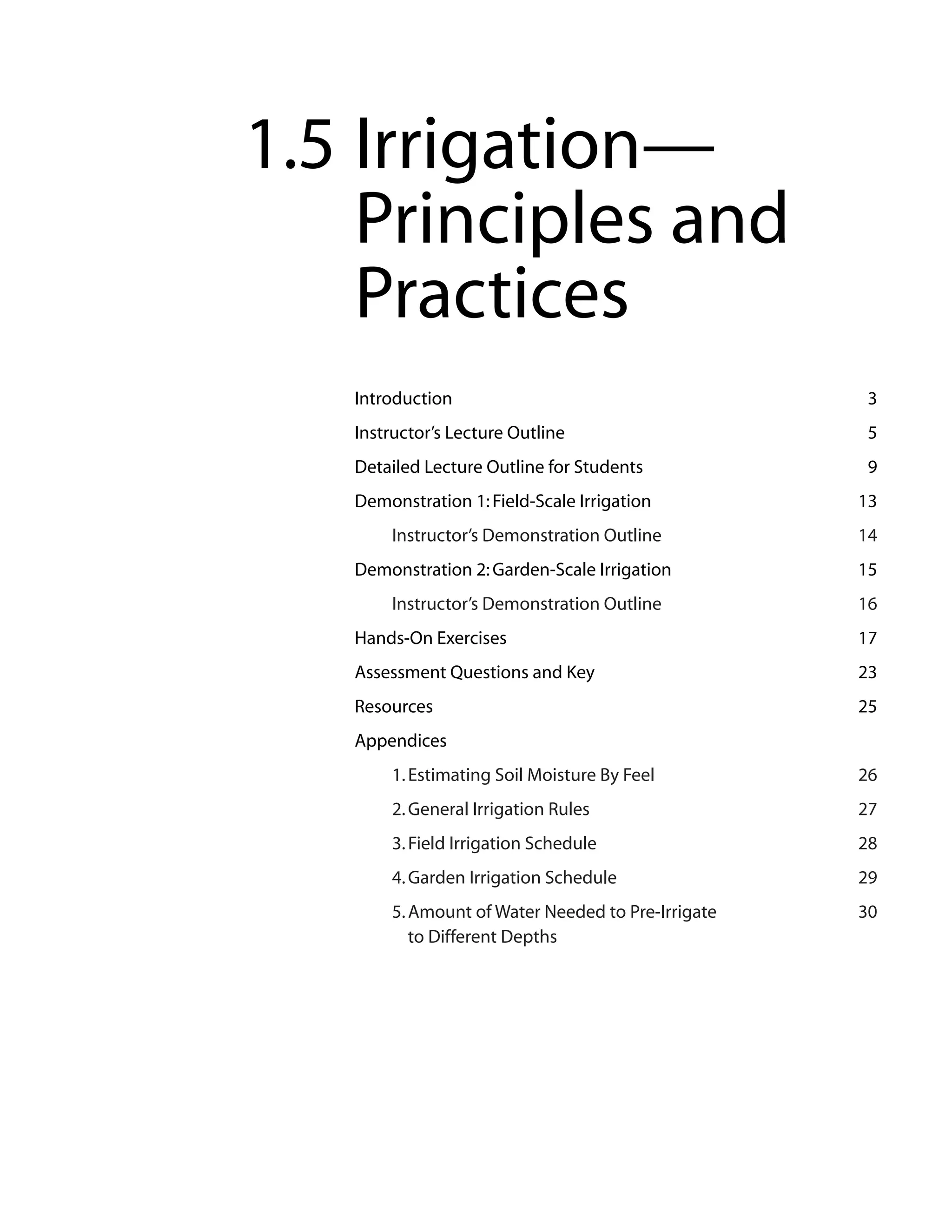 irrigation principles and practices | PDF