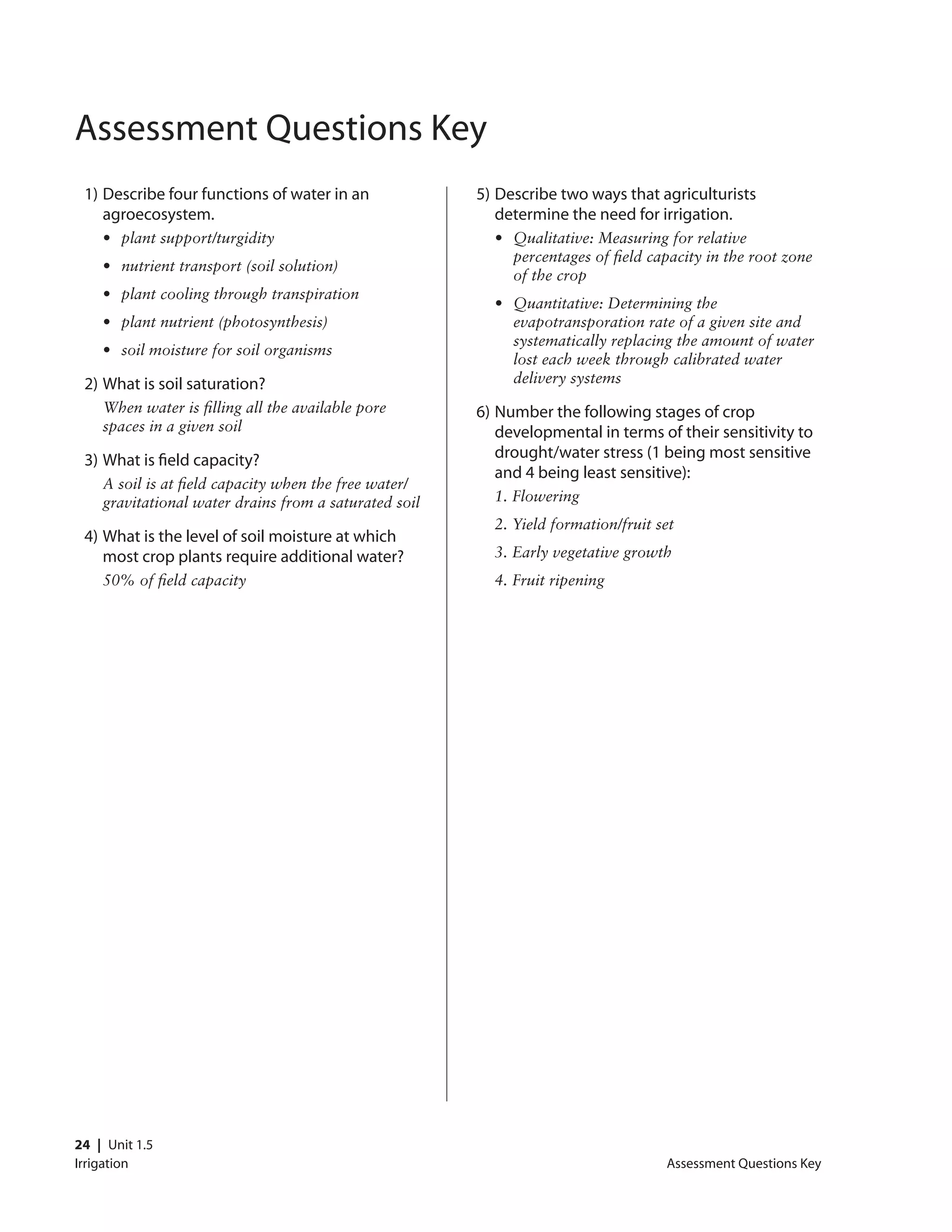 irrigation principles and practices | PDF