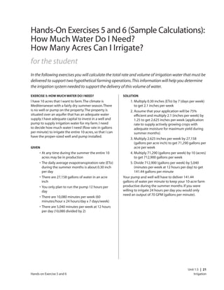irrigation principles and practices | PDF