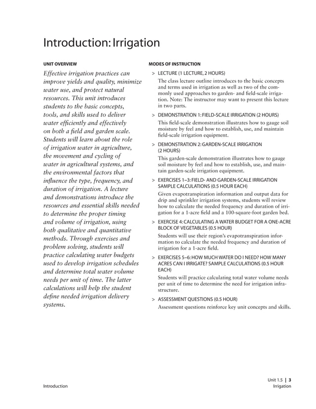 irrigation principles and practices | PDF | Agriculture | Industries