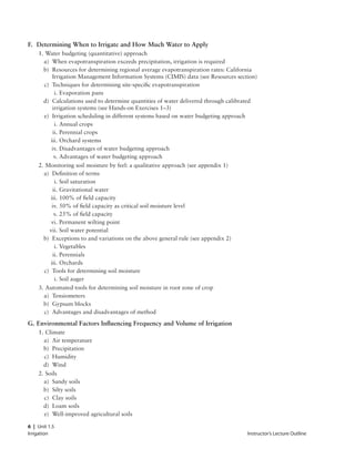 irrigation principles and practices | PDF