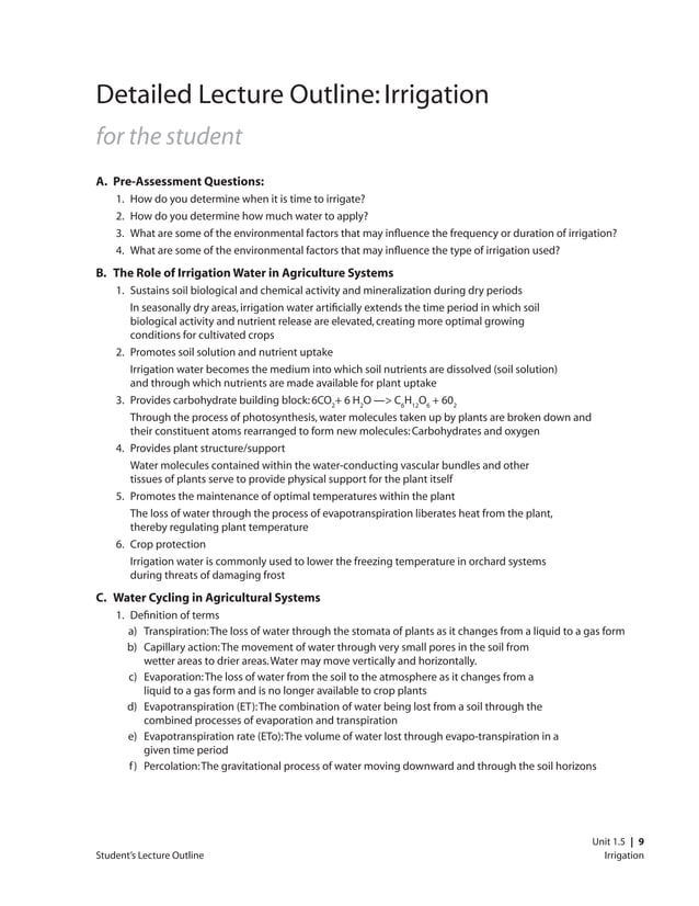 irrigation principles and practices | PDF | Agriculture | Industries