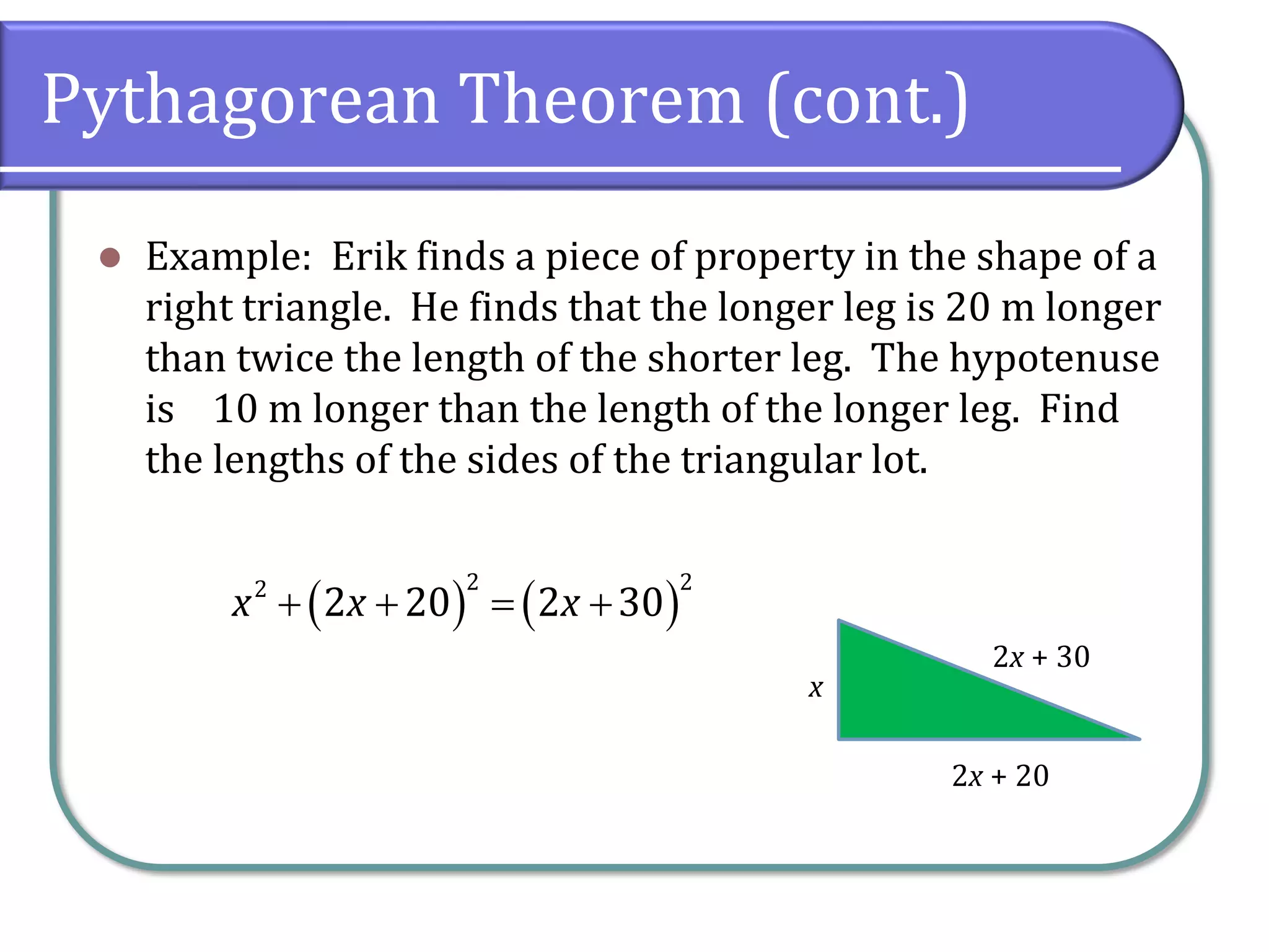 1.5 Applications of Quadratic Equations | PDF