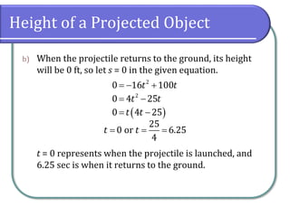1.5 Applications of Quadratic Equations | PDF