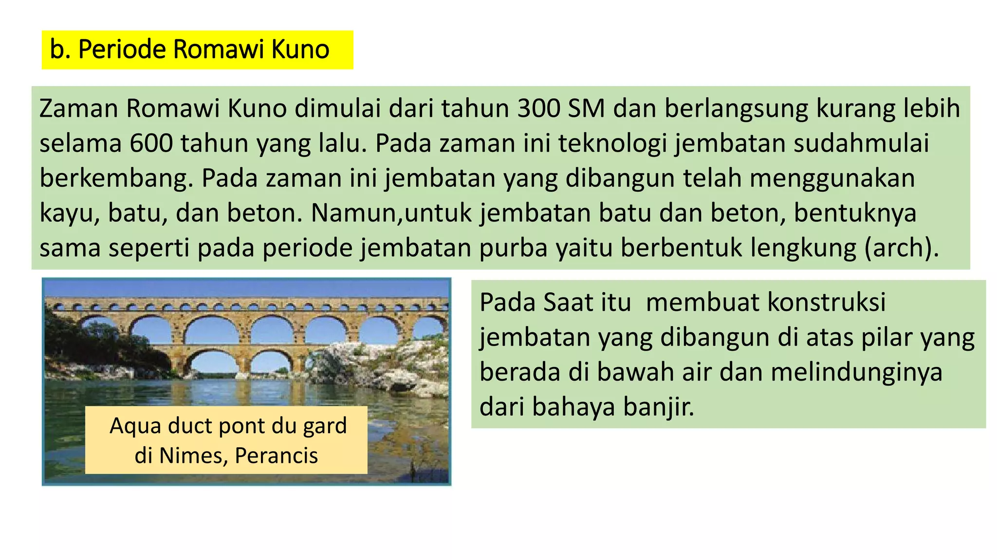1. sejarah perkembangan jembatan | PPTX