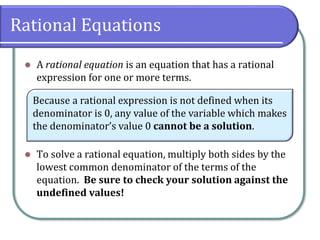 1.6 Other Types of Equations | PPT
