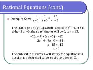 1.6 Other Types of Equations | PPT