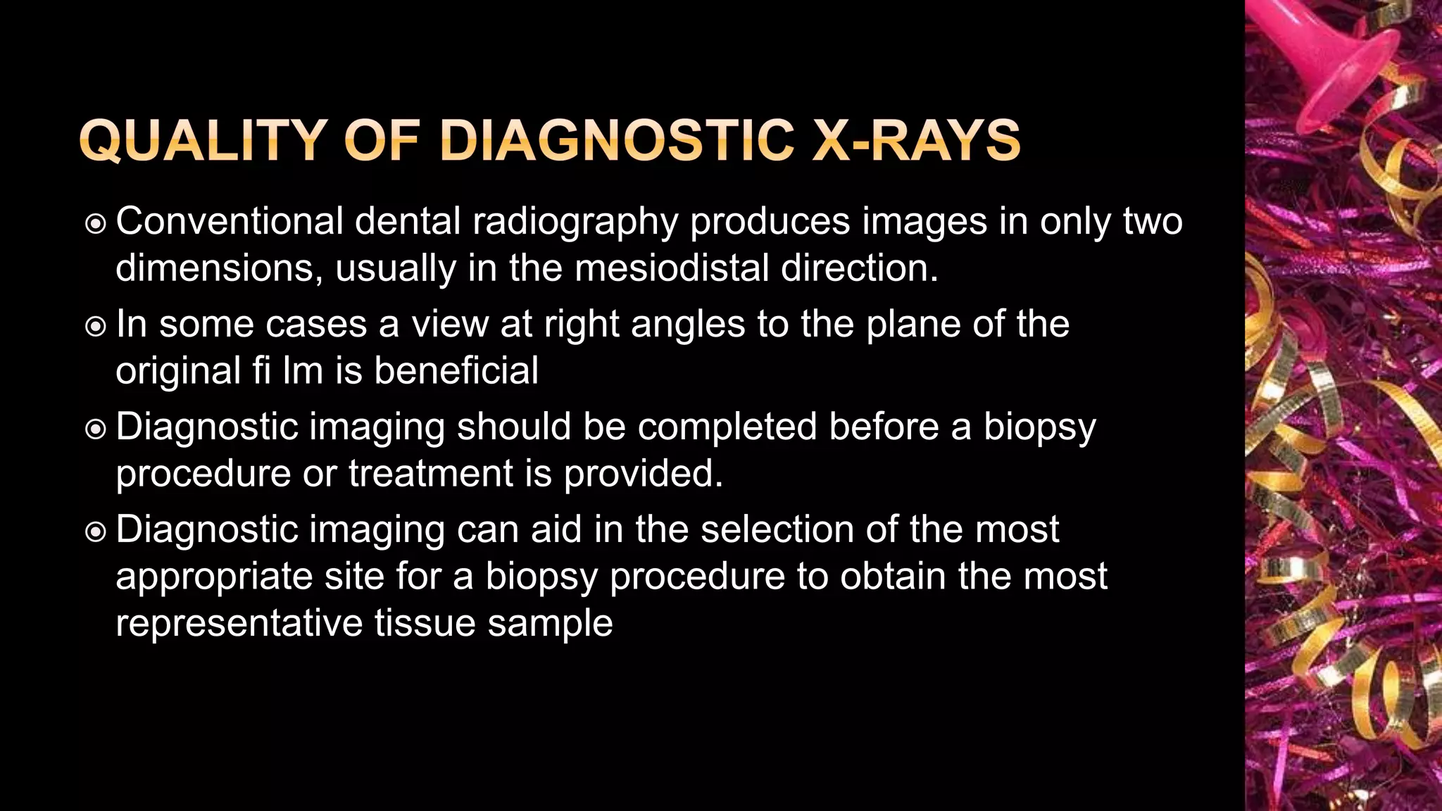 Principles of Radiographic Interpretations | PPTX