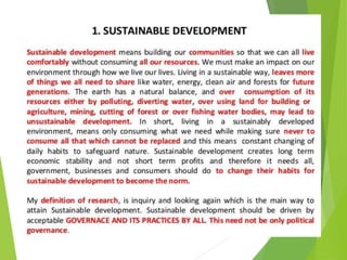 1.3 revised sustainable development | PPT