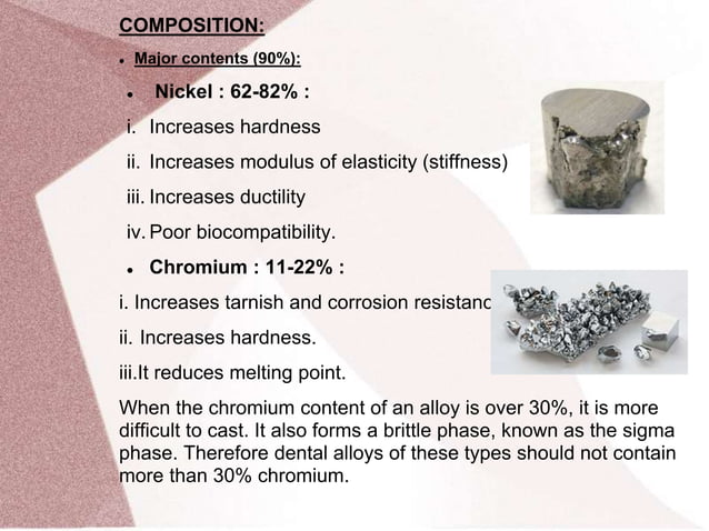 Base metal alloys | PPT