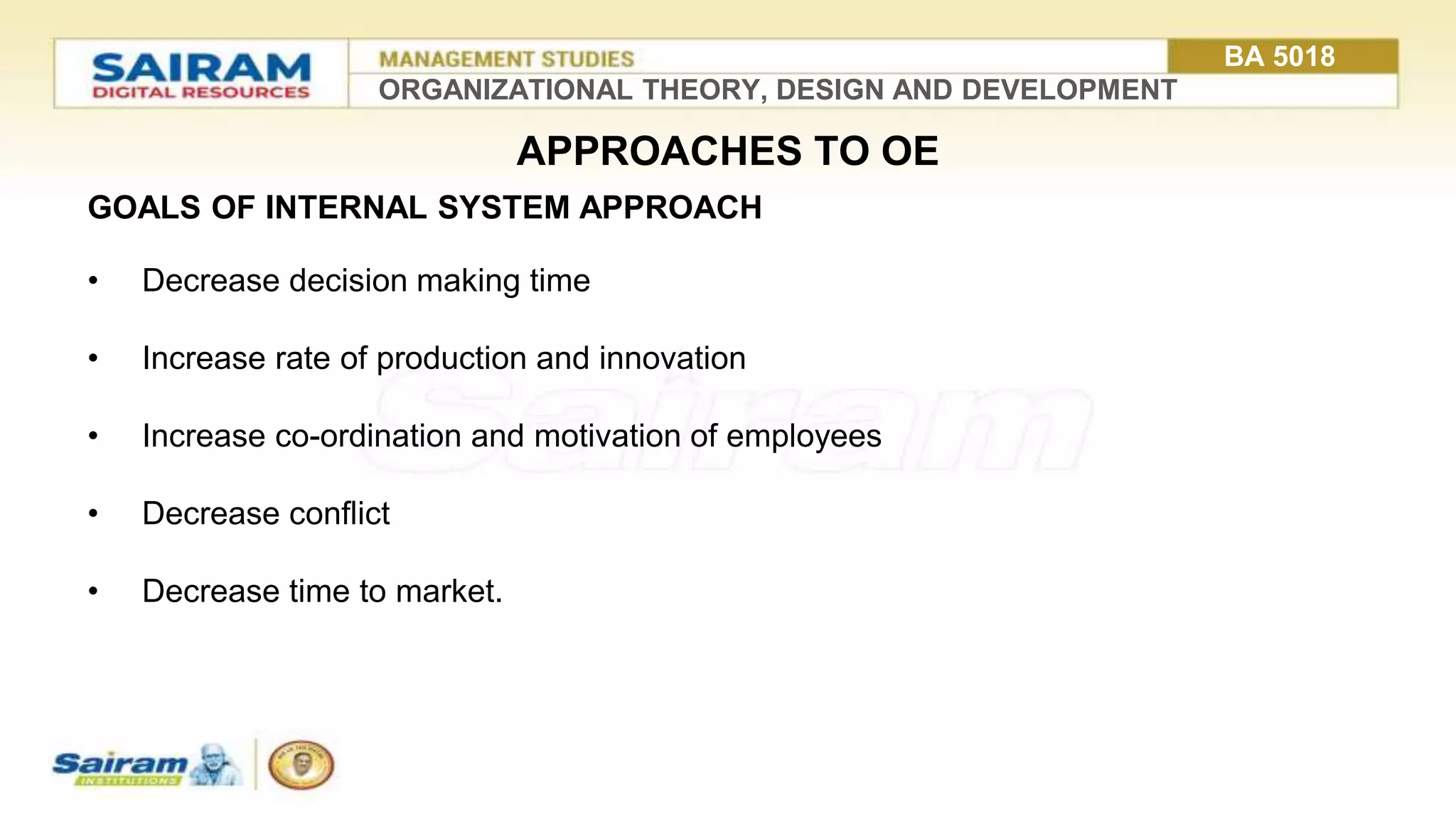 Organizational Theory Design and Development | PPT