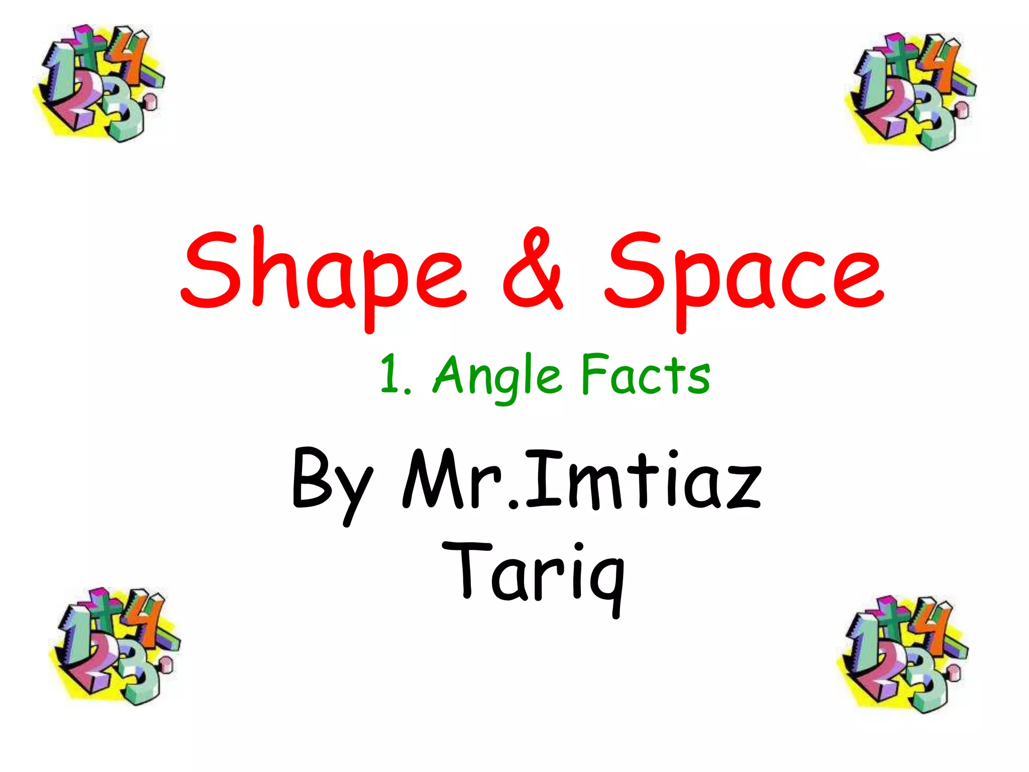 1. Angle facts | PPTX