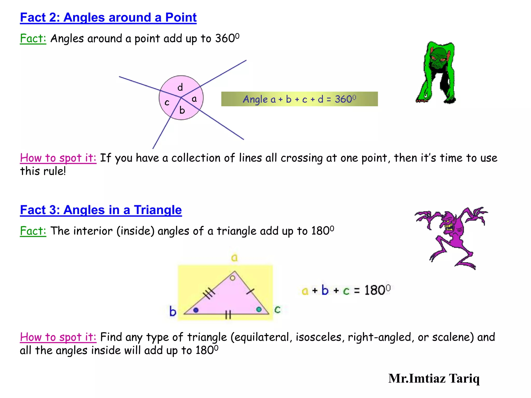 1. Angle facts | PPTX