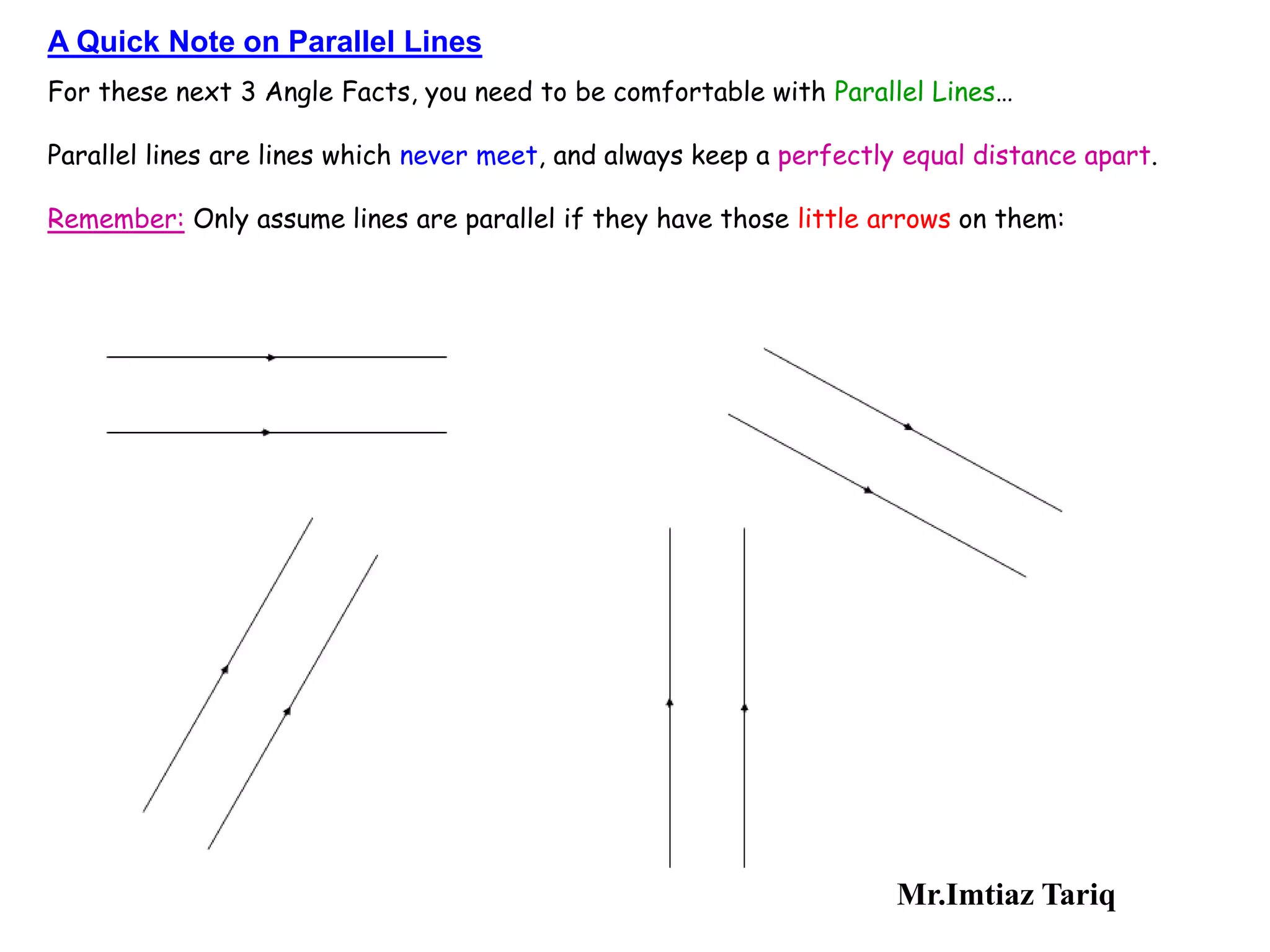 1. Angle facts | PPTX