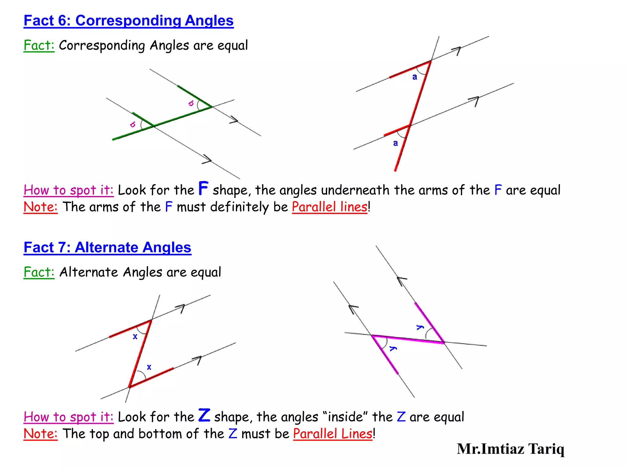 1 Angle Facts PPTX 1 Angle Facts PPTX