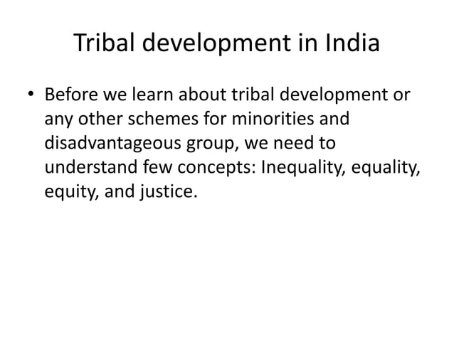 1.4 revised tribal development in india | PPT