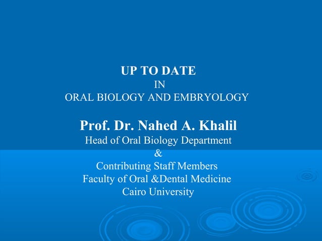 Oral Histology "tooth development" | PPT