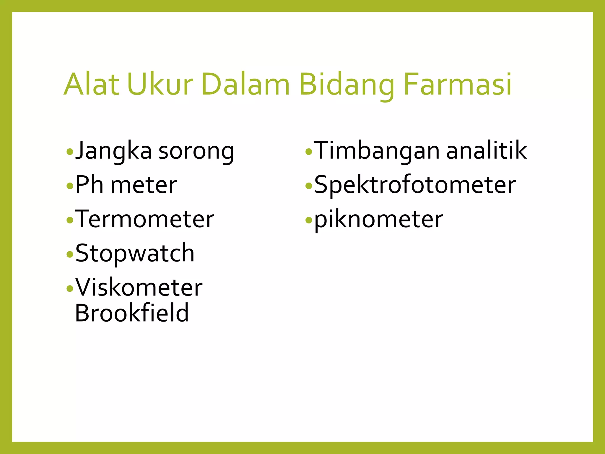 1.besaran dan satuan dalam farmasi | PPTX