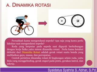 dinamika rotasi dan kesetimbangan benda tegar | PPTX
