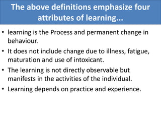 1. learning process | PPTX