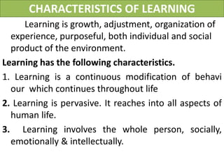 1. learning process | PPTX