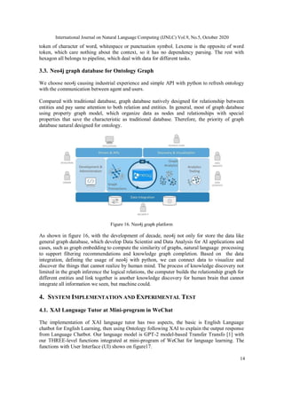 XAI LANGUAGE TUTOR - A XAI-BASED LANGUAGE LEARNING CHATBOT USING ONTOLOGY AND TRANSFER LEARNING ...