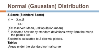 Normal Distribution – Introduction and Properties | PPTX
