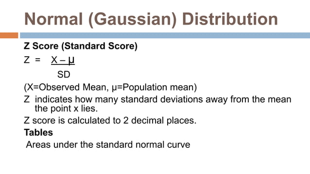 Normal Distribution – Introduction and Properties | PPTX | Physics ...