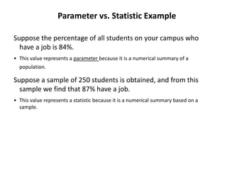 1.1 intro to statistics | PPTX | Science