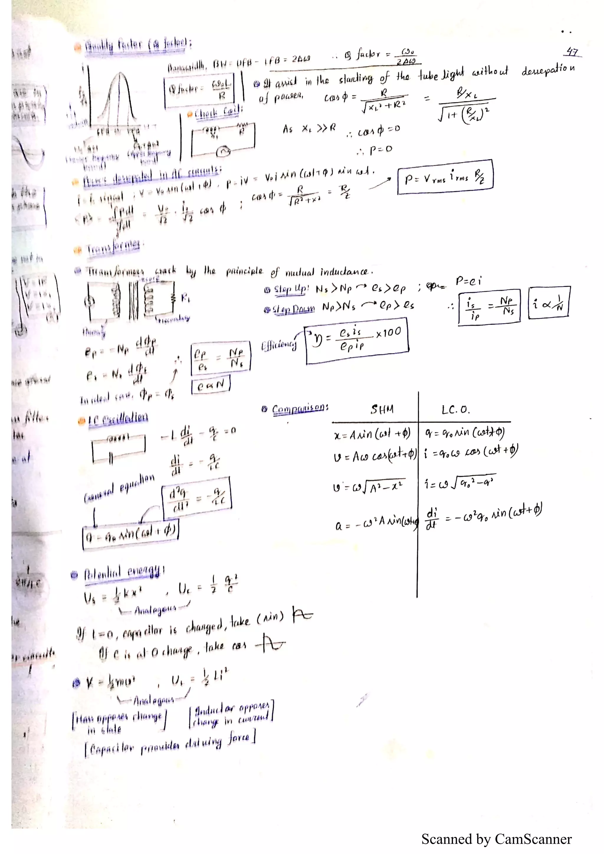 1. physics handwritten short notes | PDF