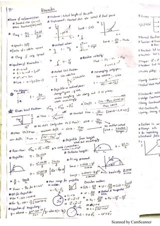 1. physics handwritten short notes | PDF