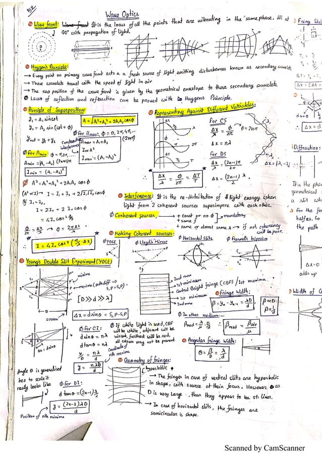1. physics handwritten short notes | PDF