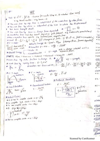1. physics handwritten short notes | PDF