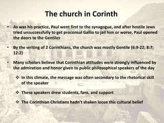 1-2 Corinthians: Lecture-1 | PPTX