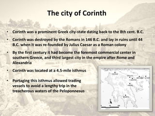 1-2 Corinthians: Lecture-1 | PPTX