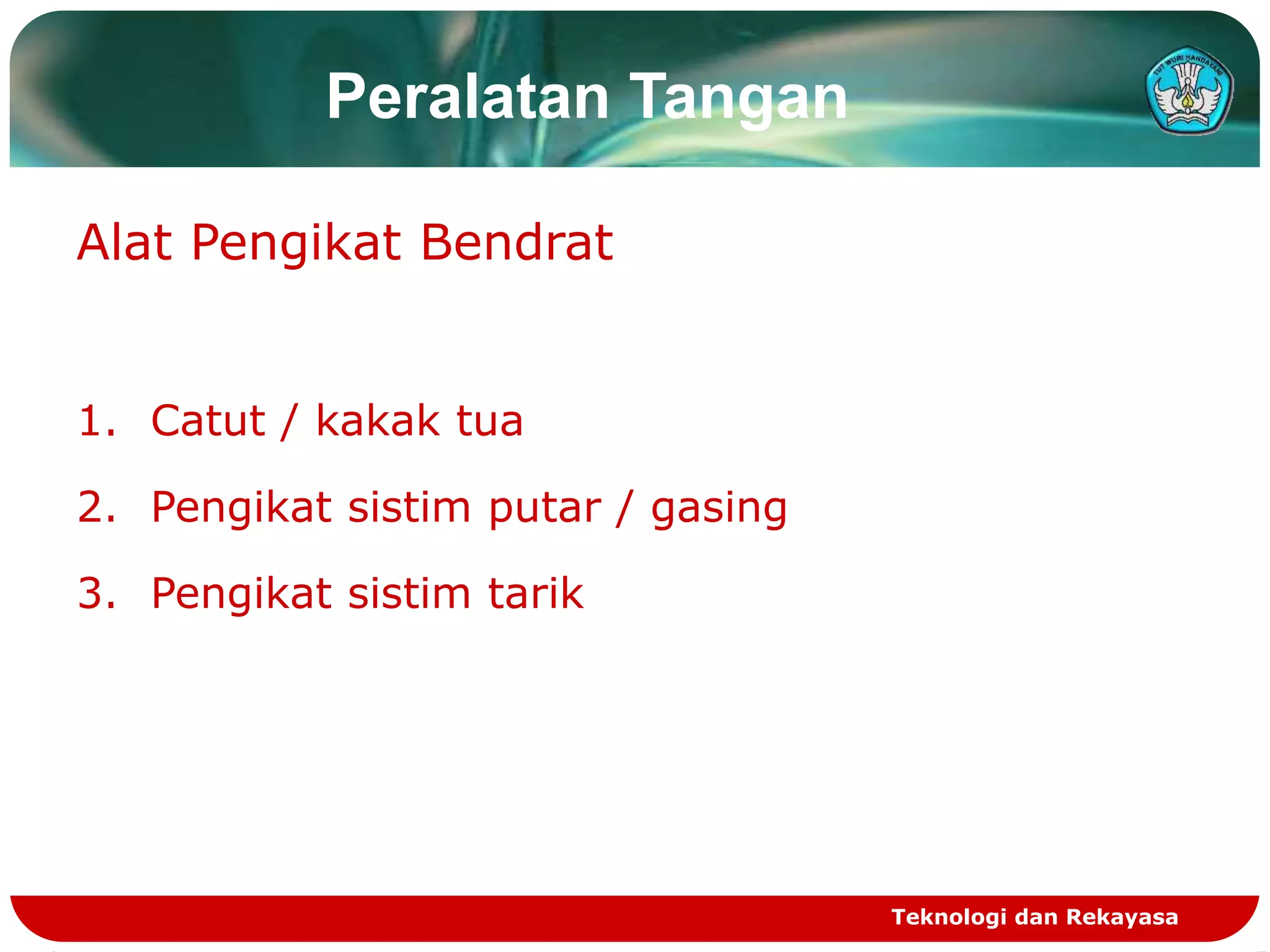 1.mengidentifikasi peralatan | PPT