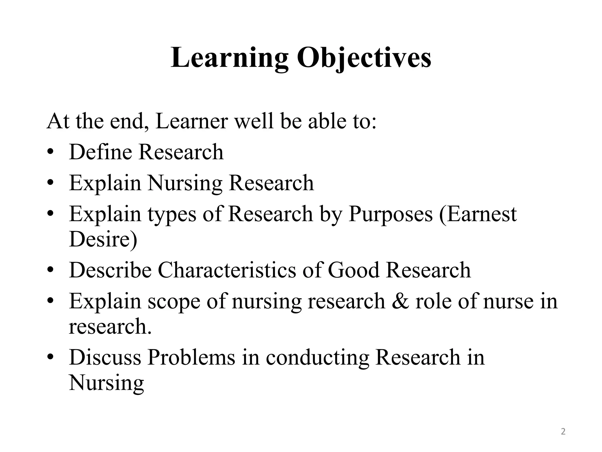1. introduction to nursing research | PDF