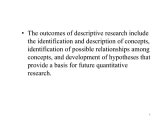 1. quantitative research types | PDF