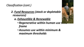 1. natural resources and types | PPT