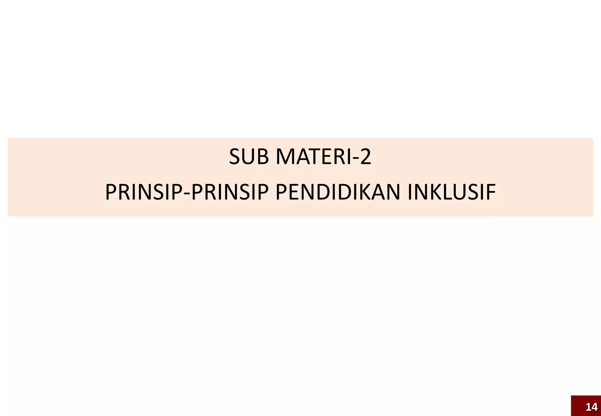 Konsep Pendidikan Inklusif | PPTX