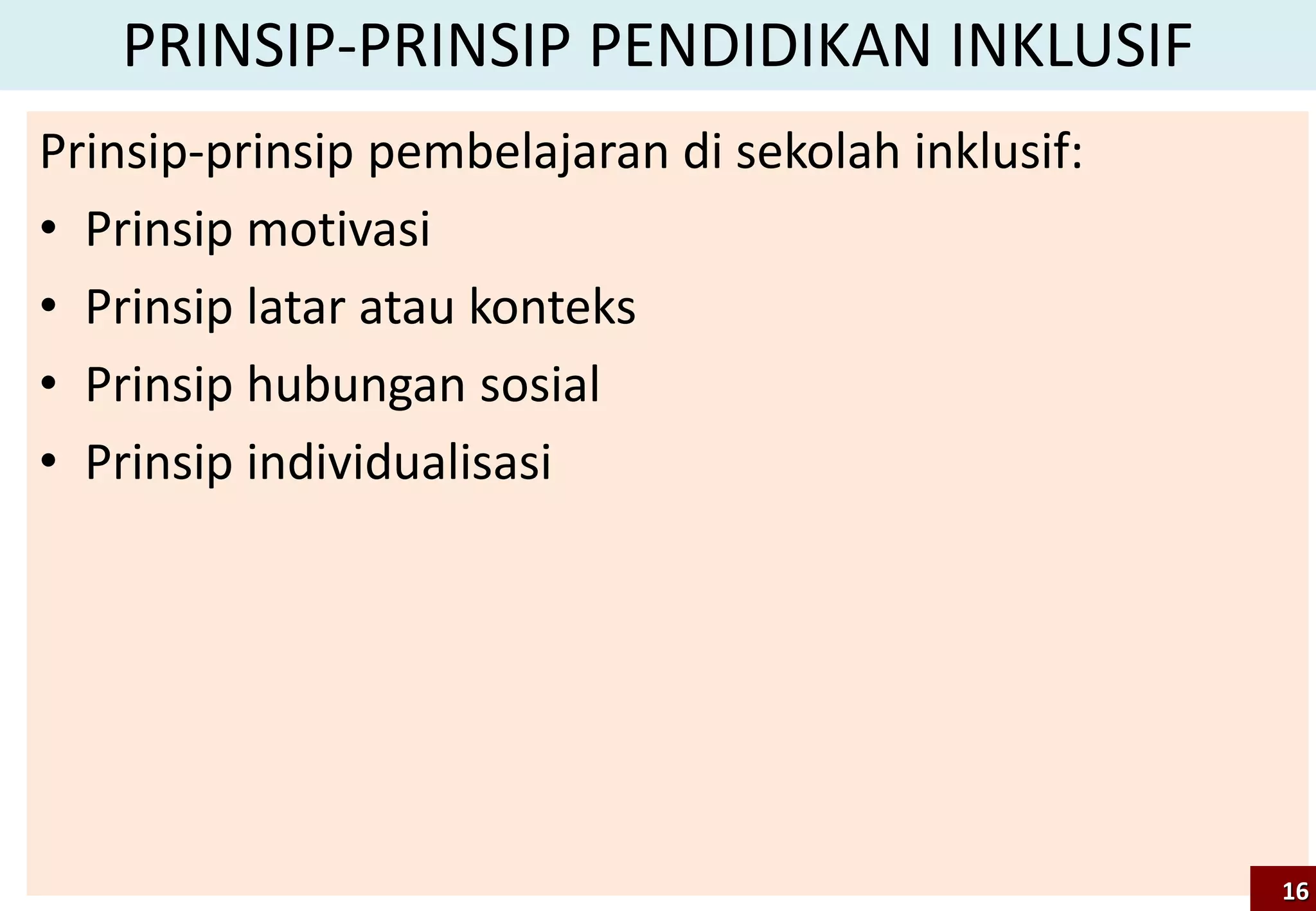 Konsep Pendidikan Inklusif | PPTX