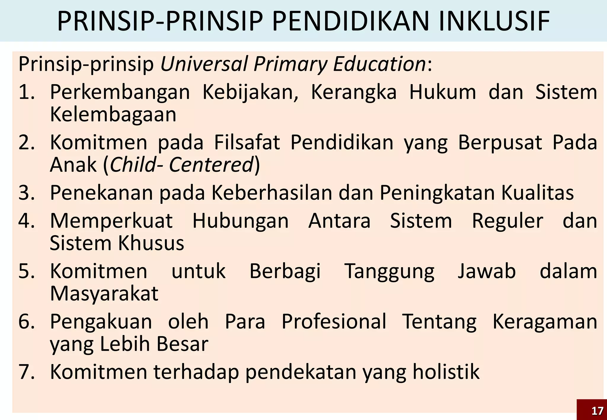 Konsep Pendidikan Inklusif | PPTX