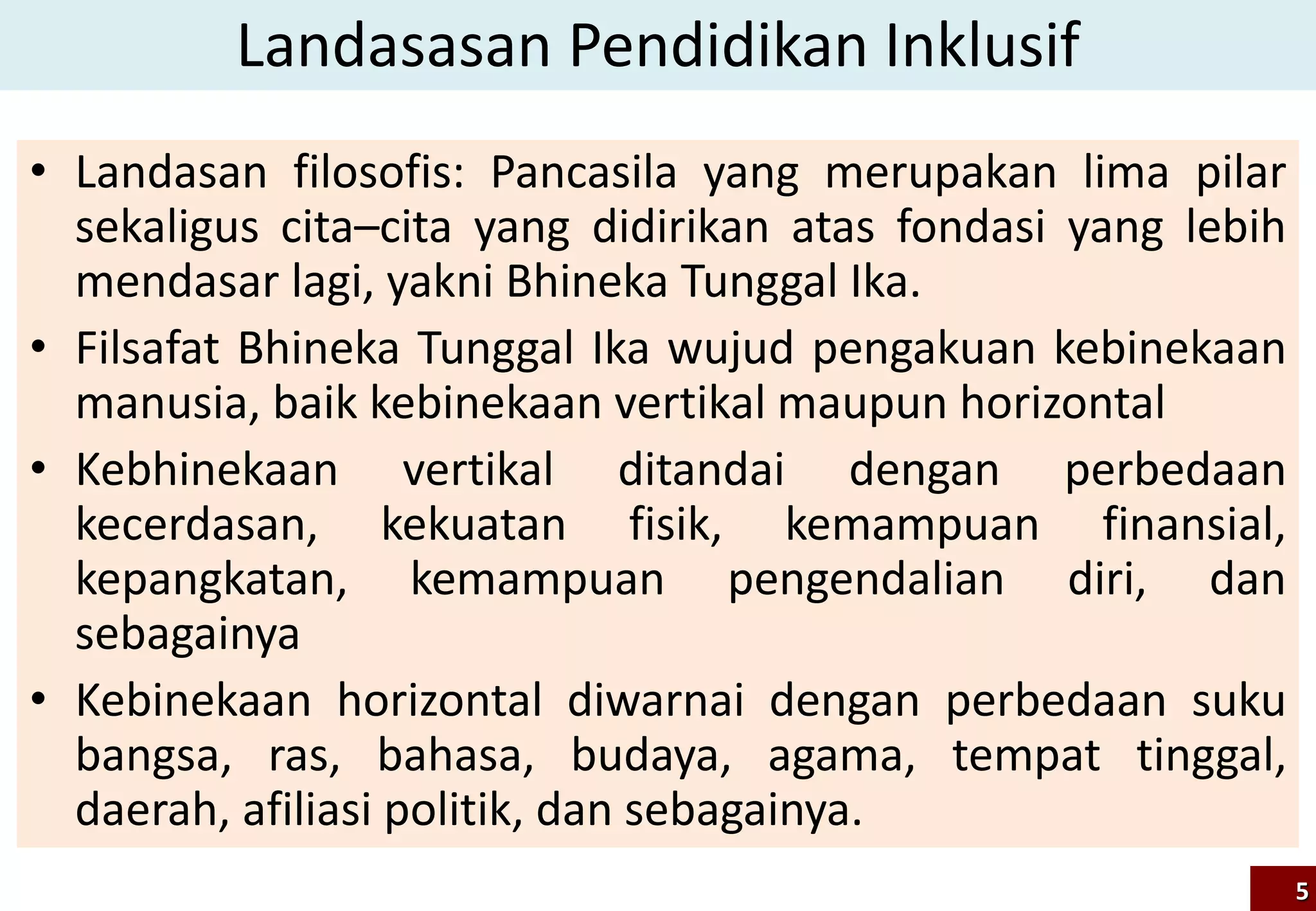 Konsep Pendidikan Inklusif | PPTX