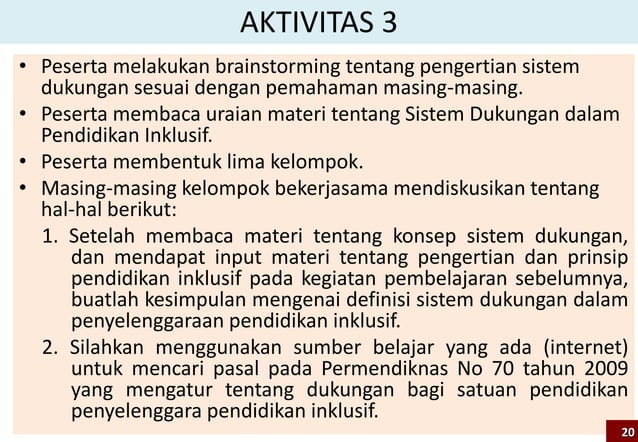 Konsep Pendidikan Inklusif | PPTX