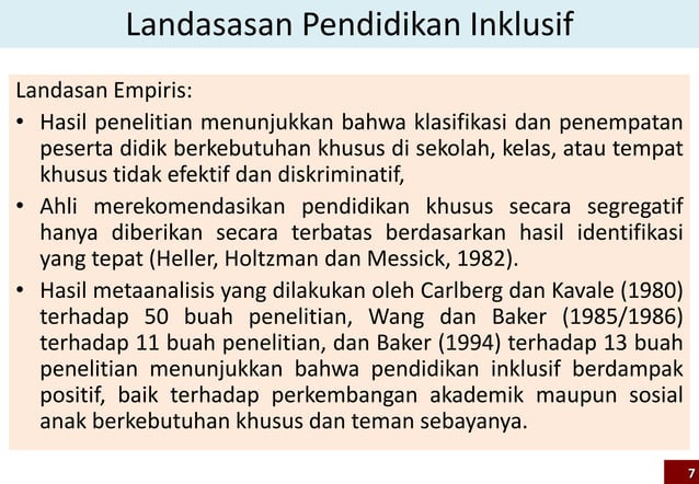 Konsep Pendidikan Inklusif | PPTX