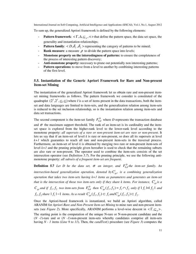 PATTERN DETECTION WITH RARE ITEM-SET MINING | PDF
