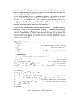 PATTERN DETECTION WITH RARE ITEM-SET MINING | PDF