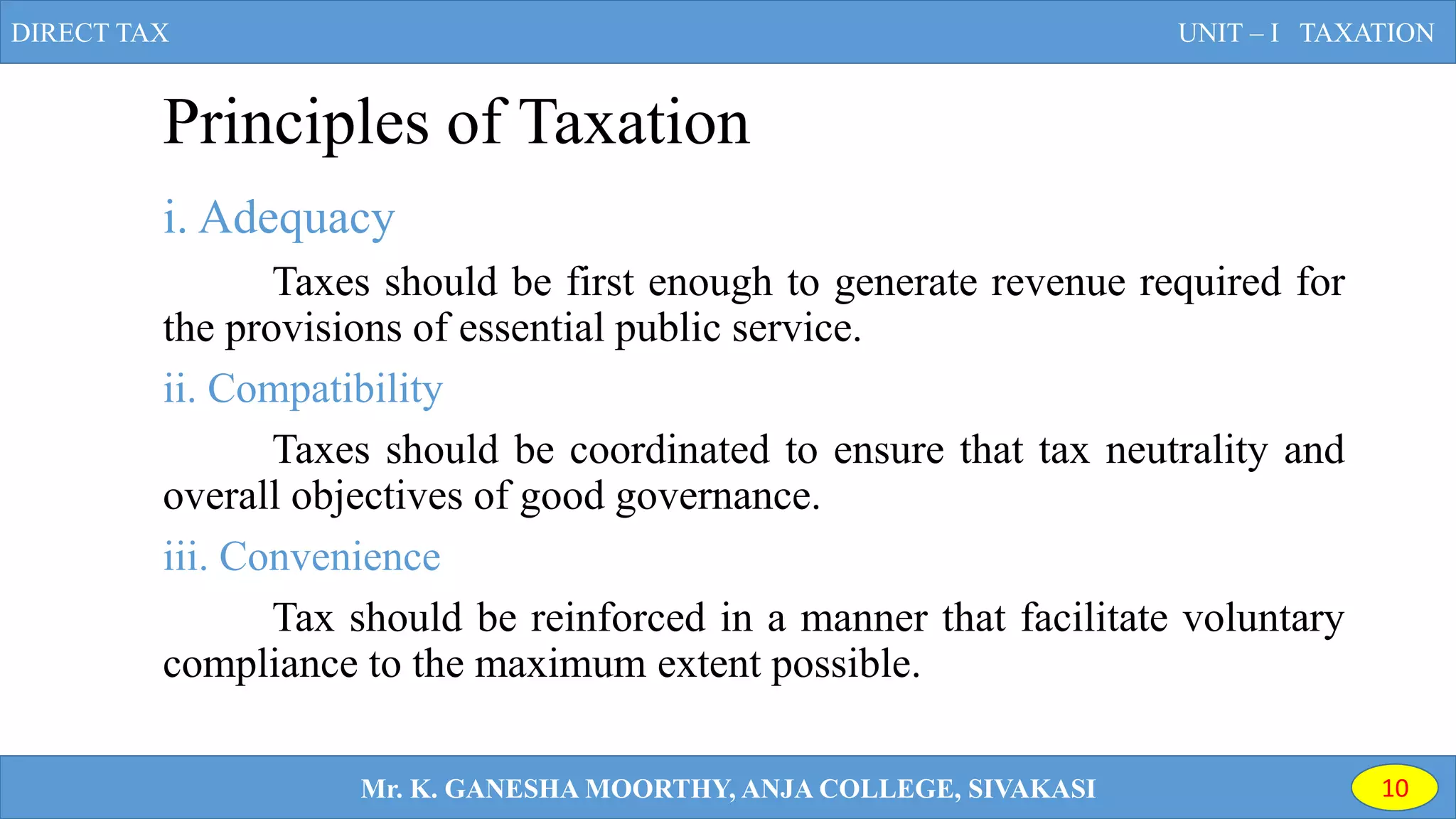 An Introduction to Taxation | PPT
